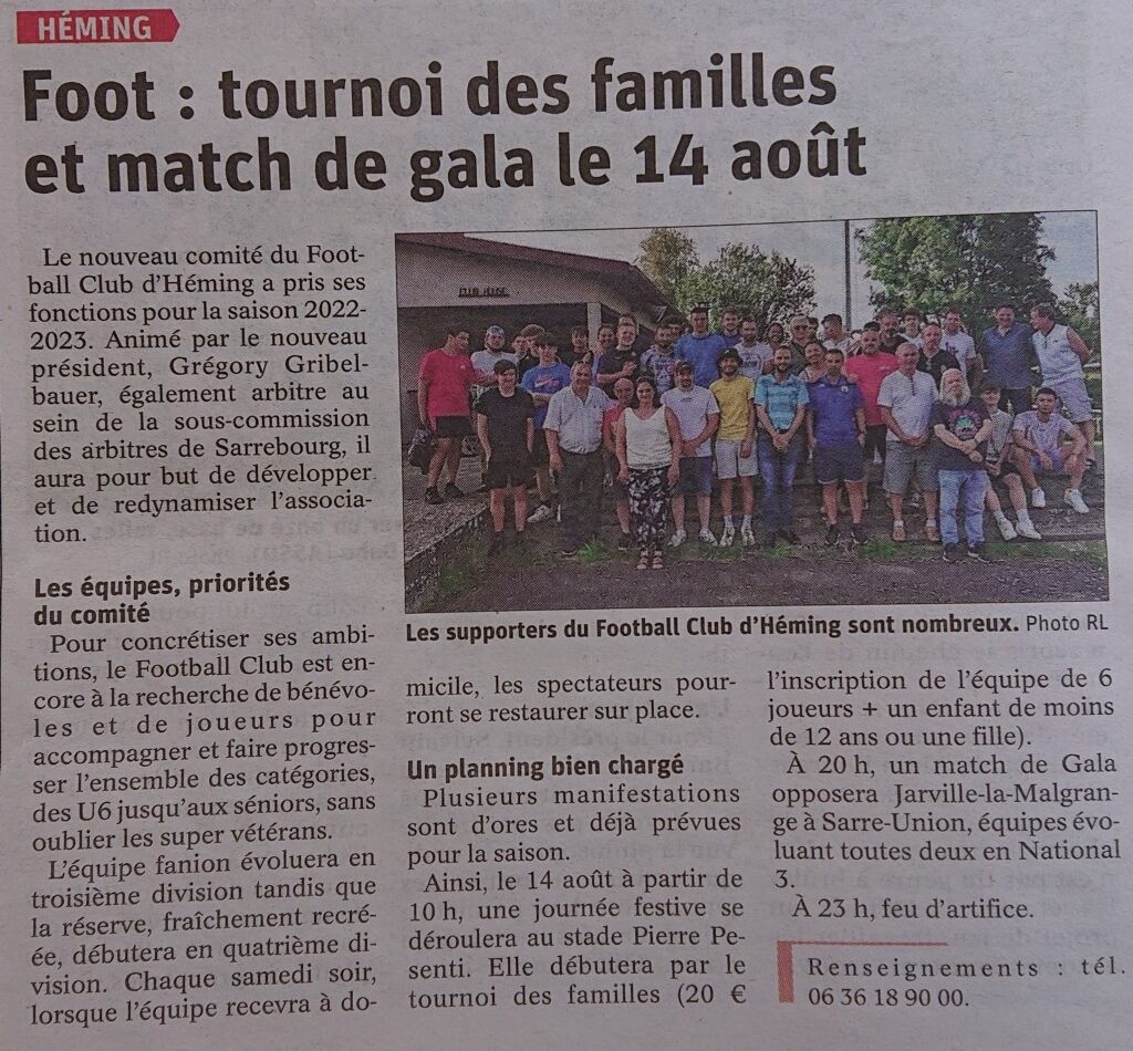 Actualités Communales - Maire Heming